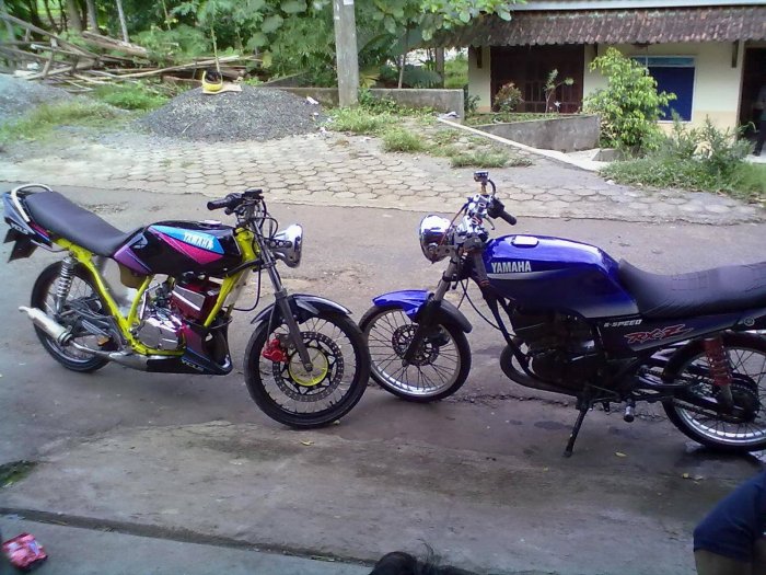 Yamaha RXZ – RZR Indonesia standar dan modifikasi. | MOTORBLITZ