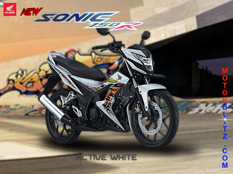 sonic 150 warna putih | MOTORBLITZ